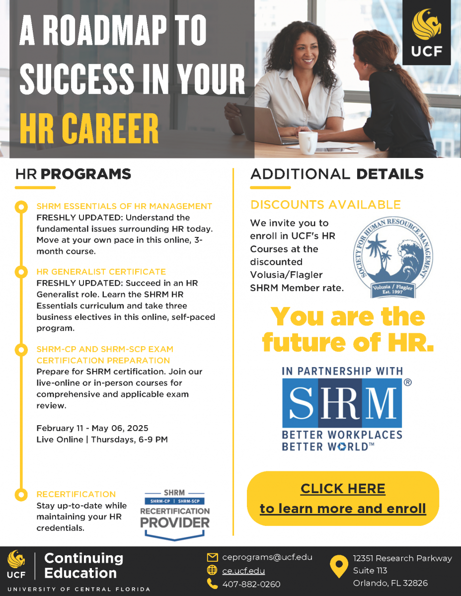 SHRM Certification | Volusia/Flagler SHRM